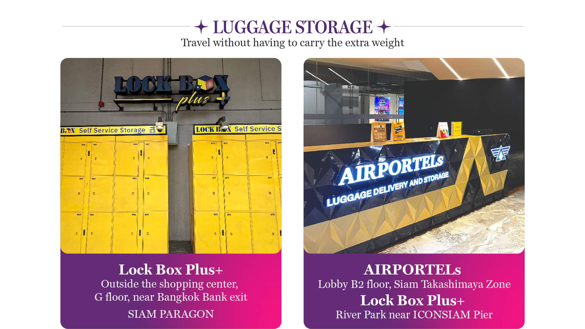 ONESIAM Tourist Services and Facilities – Tourist Homepage: Exclusive ...