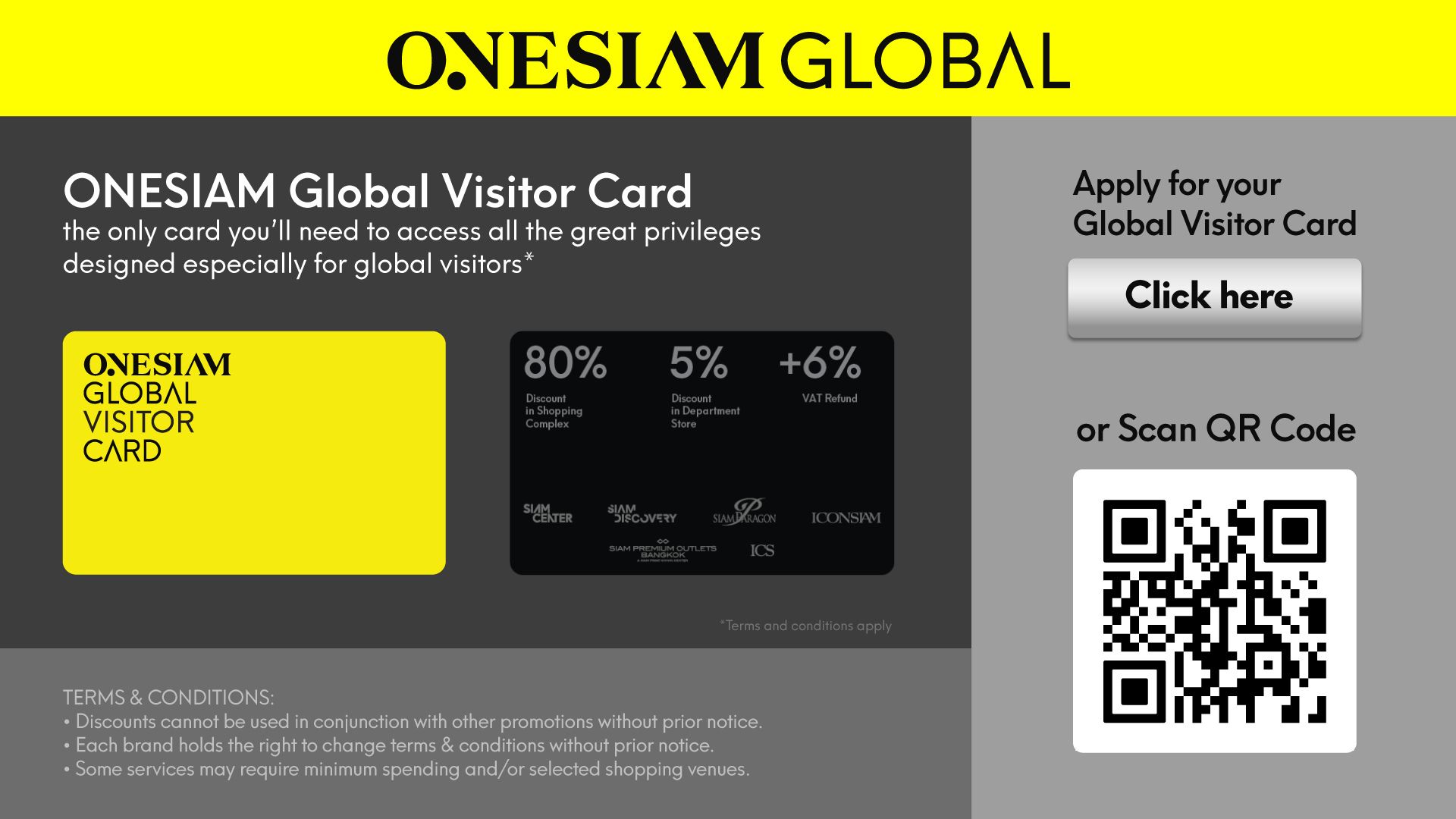 ONESIAM experience – Tourist Homepage: Exclusive Privilege for Tourists